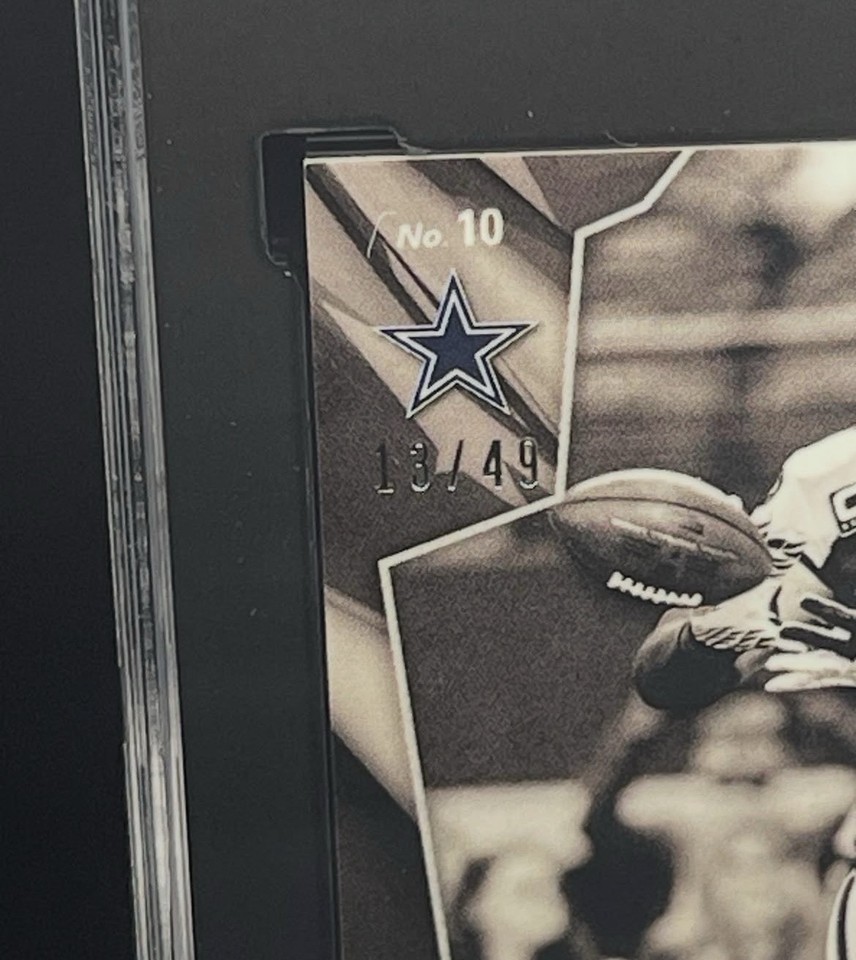 2013 Spectra Jason Witten On-Card Auto 13/49 SGC 9 10 Auto Dallas ...