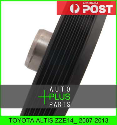 Fits TOYOTA ALTIS ZZE14_ Crankshaft Pulley Belt Harmonic Balancer 3Zzfe ...