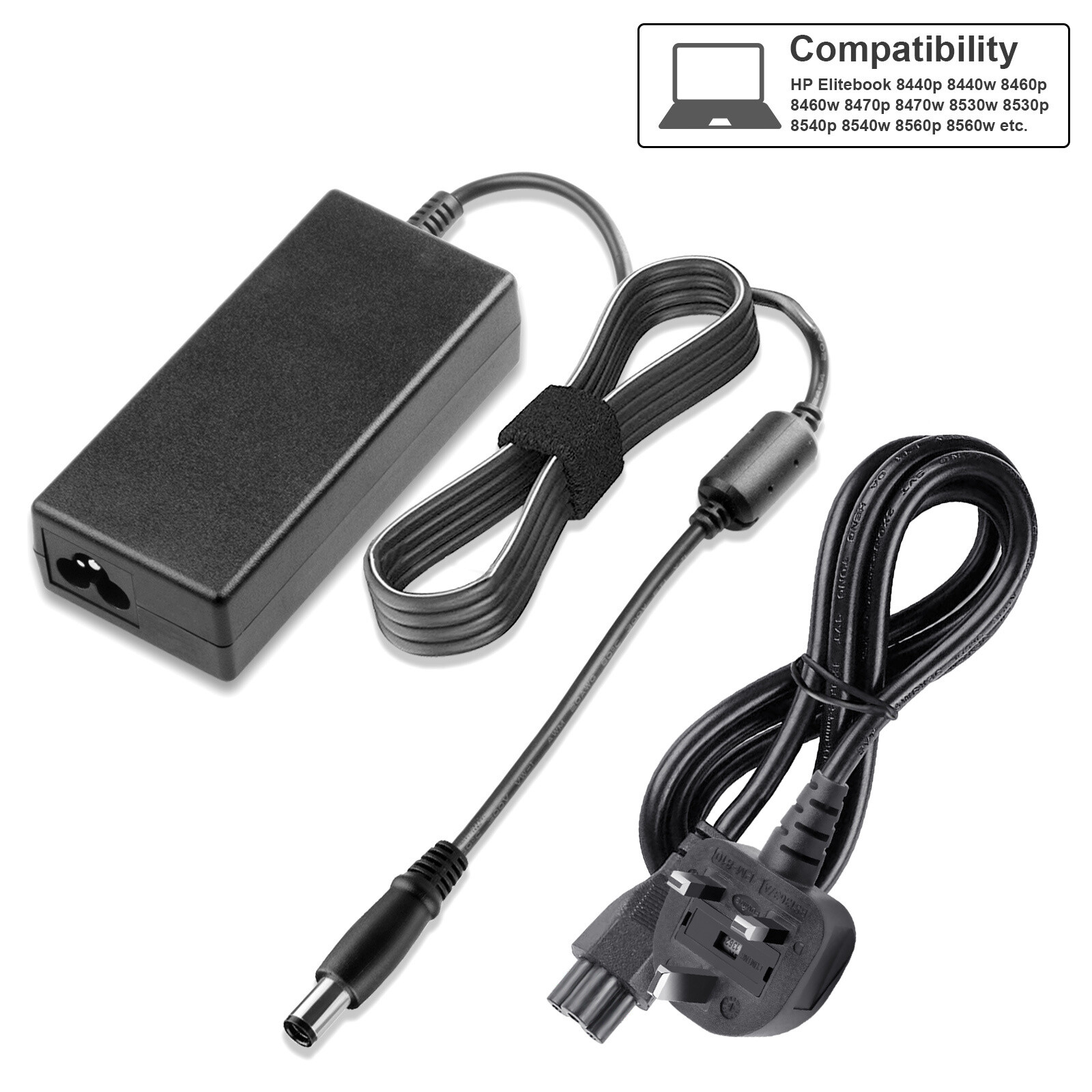 65W 18.5V AC Adapter For HP N17908 G4 G6 584037-001 Laptop Charger ...