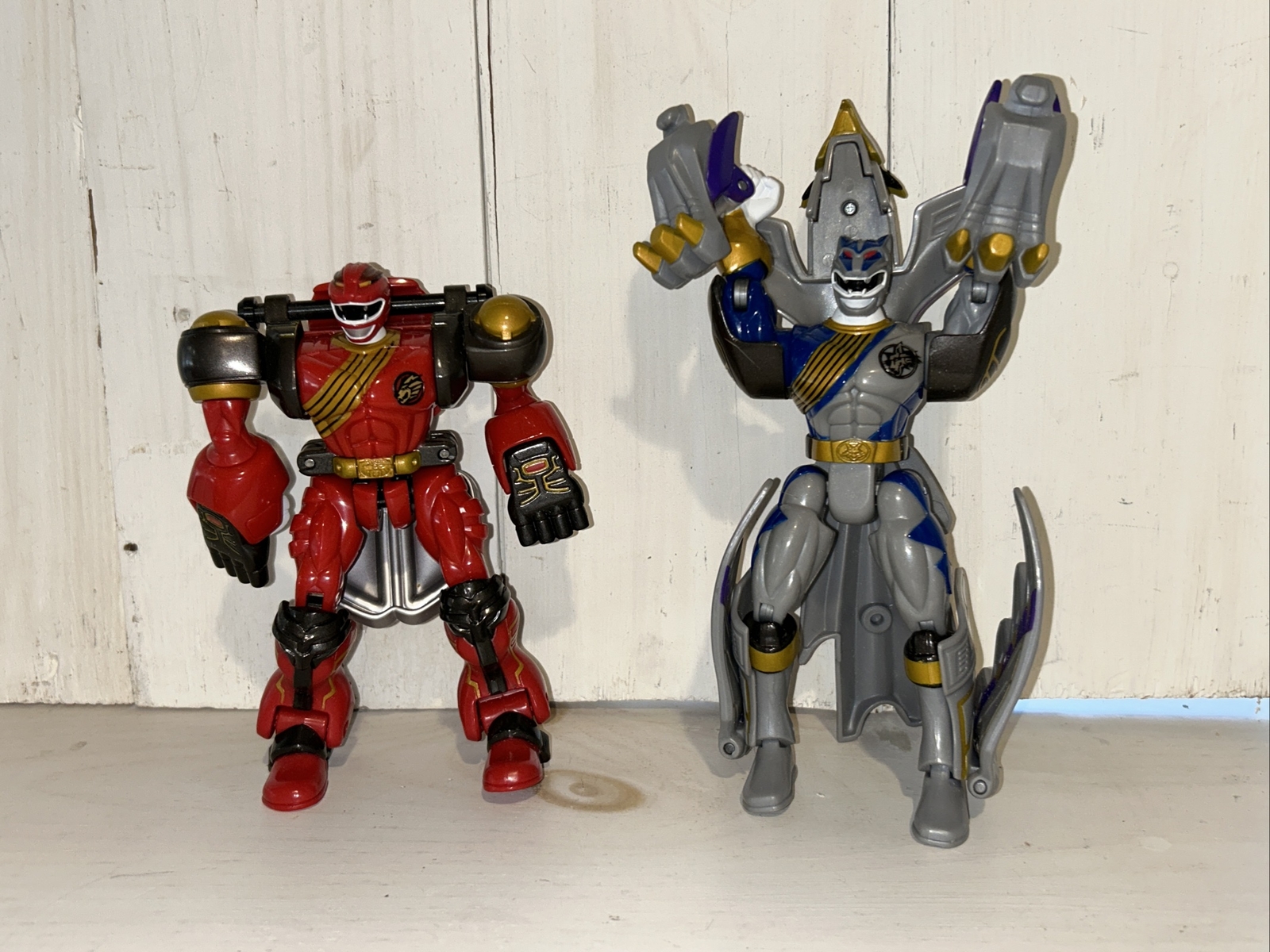 Power Rangers 2002 Wild Force 6" Red Ape Lunar Wolf Primal Morphin Lot ...