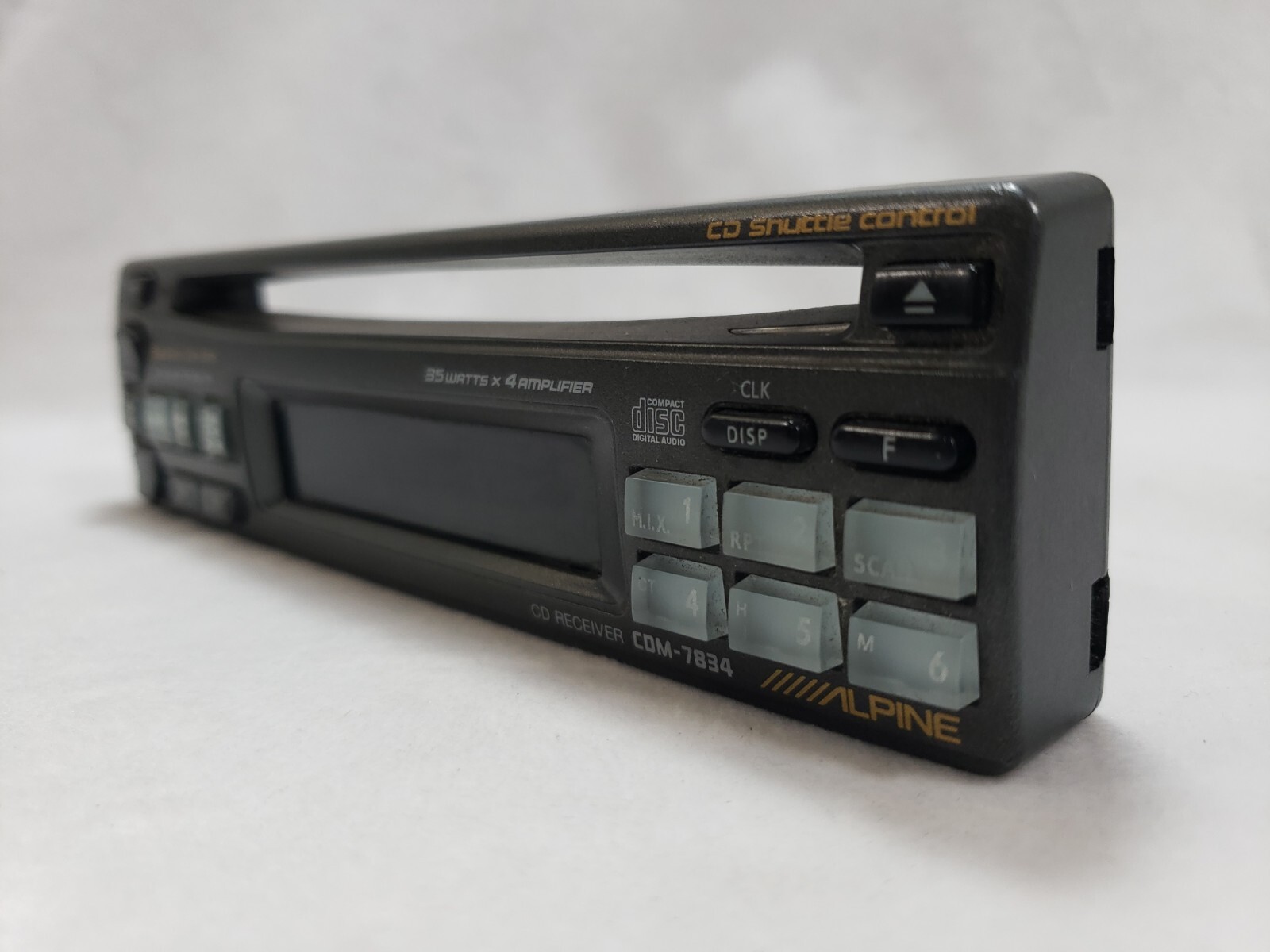 FACEPLATE FOR Alpine CDM-7834 Car Stereo CD Player Vintage Face Plate ...