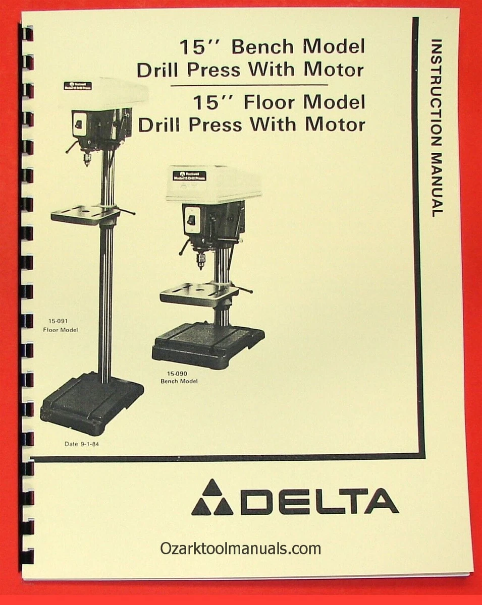 Delta Drill 11-985 User Guide, 49% OFF | www.pinnaxis.com