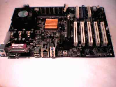 Motherboard Athlon K7S5A Pro v5.0 Socket462 Duron 800 512MB good caps ...