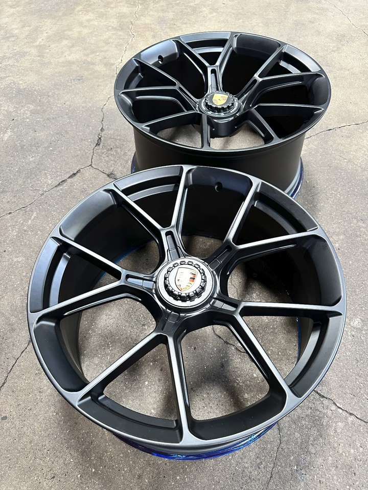 21" Lenso Blackout Forged GT3 RS Wheel (Set of 4) Porsche Macan S 5x112 ...