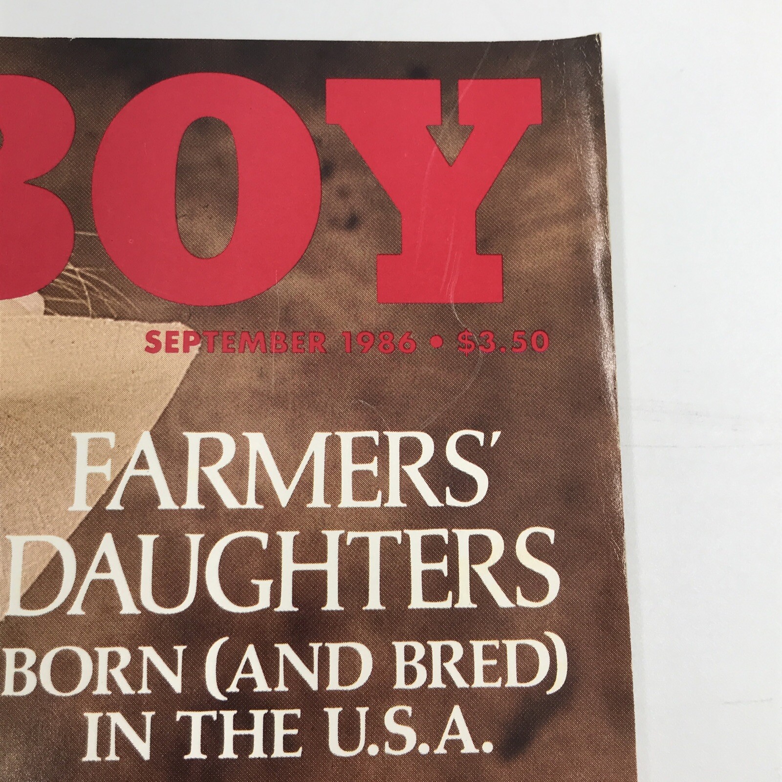 Playboy Magazine Sept 1986 - Vol. 33 No. 9 - Farmer Daughters Marla ...