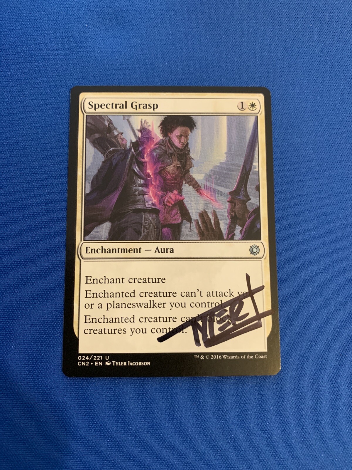 MTG Magic Spectral Grasp Signed Artist Proof Conspiracy 2 Tyler ...