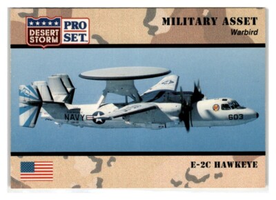 1991 Pro Set Desert Storm: Military Asset - E-2C Hawkeye #246 | eBay