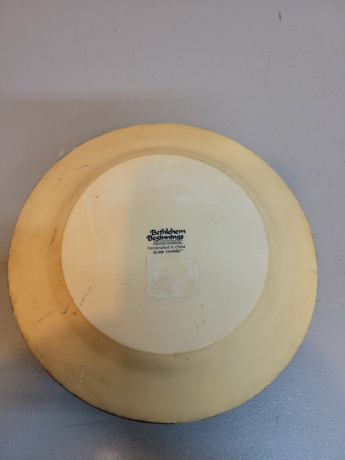 VANMARK "Bethlehem Beginnings" PLATES WALL HANGINGS Mary and Jesus ...