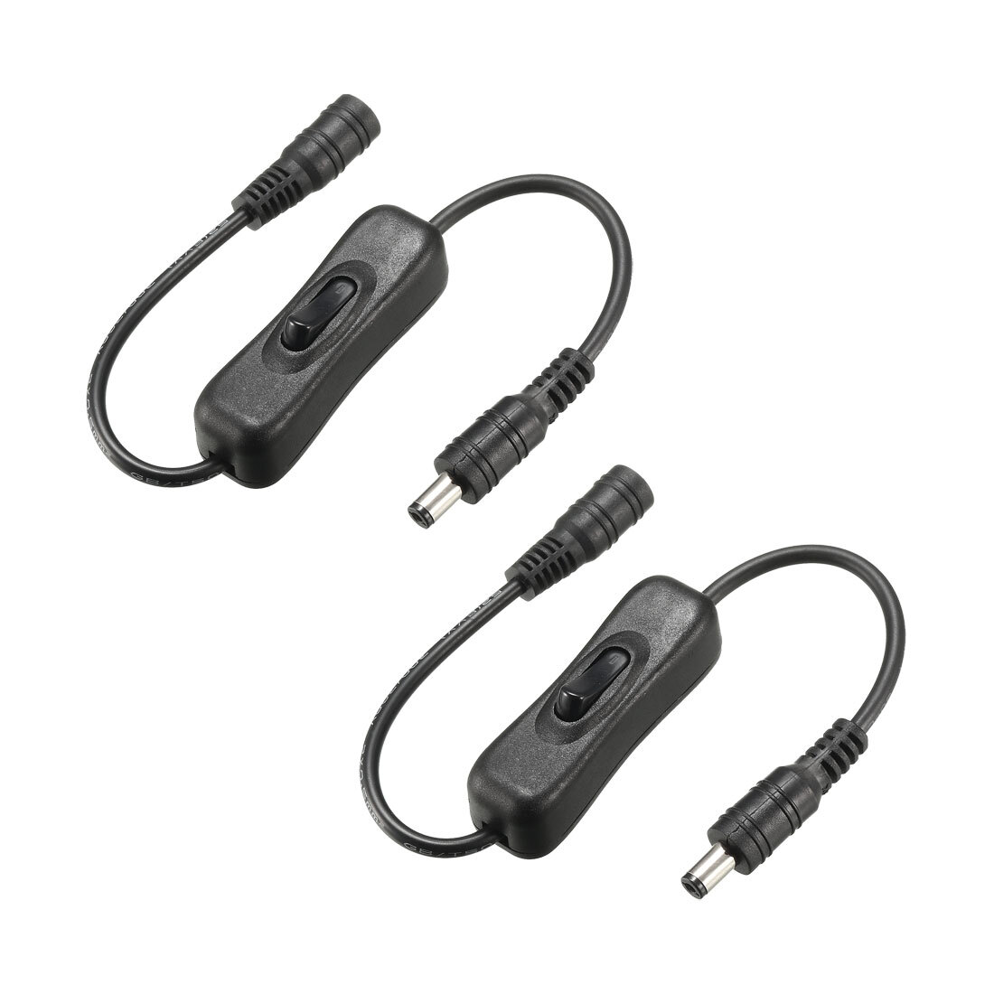 DC Power Splitter with Switch 1 Female to 1 Male 5.5mm x 2.1mm Y ...