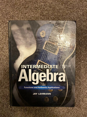 Intermediate Algebra 5th Edition | eBay