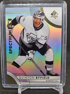 2023-24 SP Authentic - Quinton Byfield - Spectrum FX - Los Angeles ...