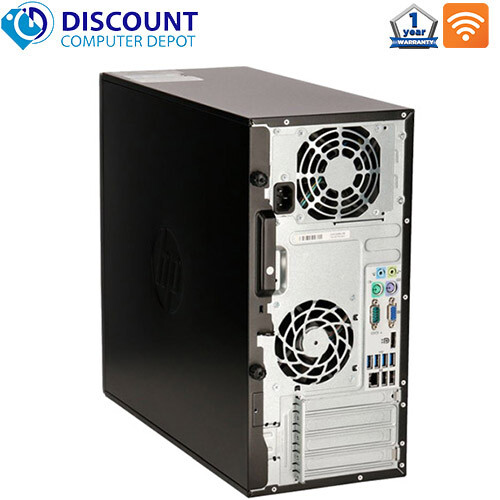 HP Desktop Computer Tower Intel Core i5 8GB 500GB HD DVD Wifi Windows ...