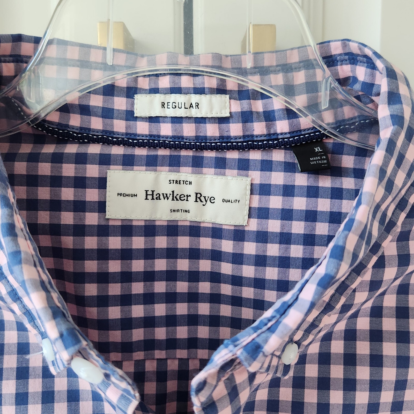 Hawker Rye Shirt Stitch Fix XL Regular Fit Stretch Pi… - Gem