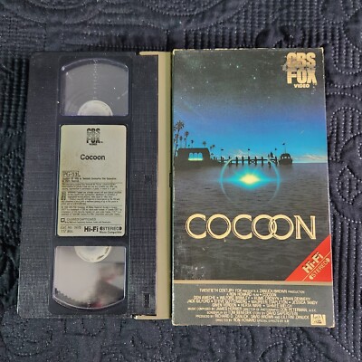 💥Cocoon VHS Tape 1986 CBS Fox Video Red Label Tested Sci-Fi💥 | eBay