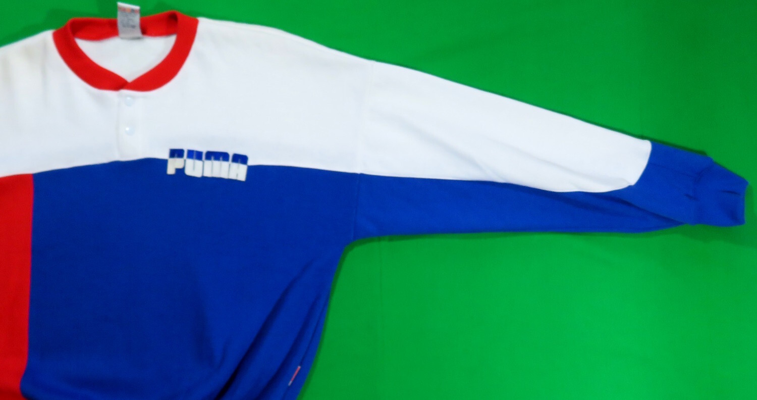 Puma Vintage Sweatshirt 1980's Logo Pullover Sports A… - Gem