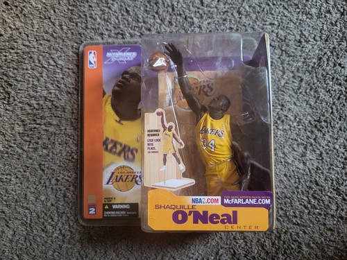 2002 Shaquille O'Neal McFarlane's SportsPicks Series 2 LA Lakers Gold Jersey | eBay