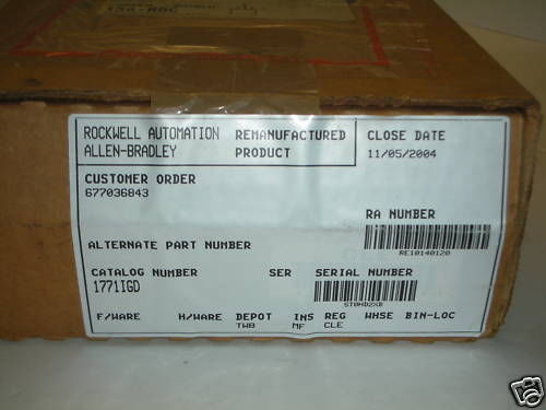 Allen-Bradley 1771-IGD (1771-IGD/A) Input Module for sale online | eBay