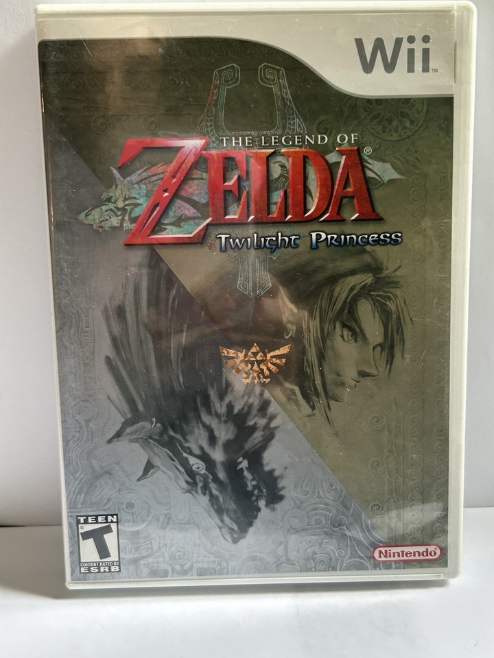 NINTENDO WII THE LEGEND OF ZELDA TWILIGHT PRINCESS GAME W/MANUAL ...