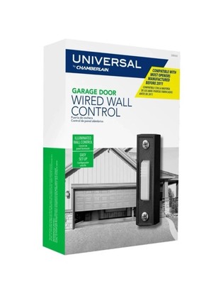 Universal by Chamberlain Garage Door Wired Wall Control Button NEW in ...