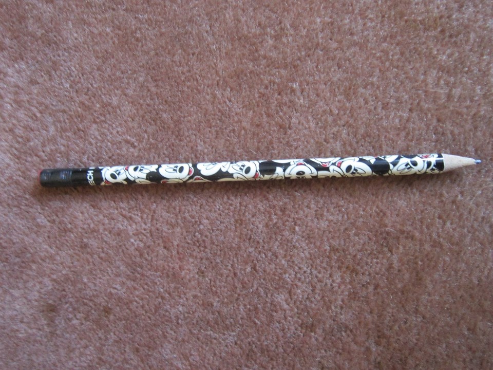 Vtg Mickey Mouse Pencil Pentech Faces Used FREE SHIP | eBay