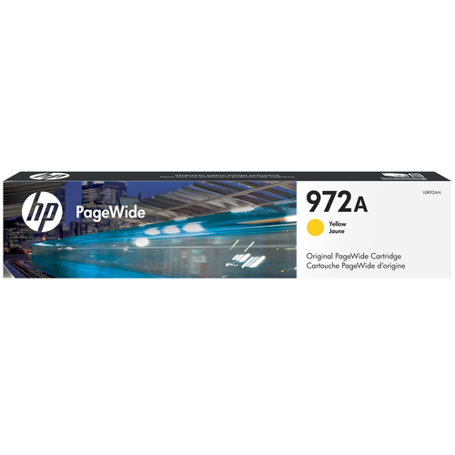 Set of NEW HP PageWide 972X Black, 972A Cyan, Magenta & Yellow Ink ...