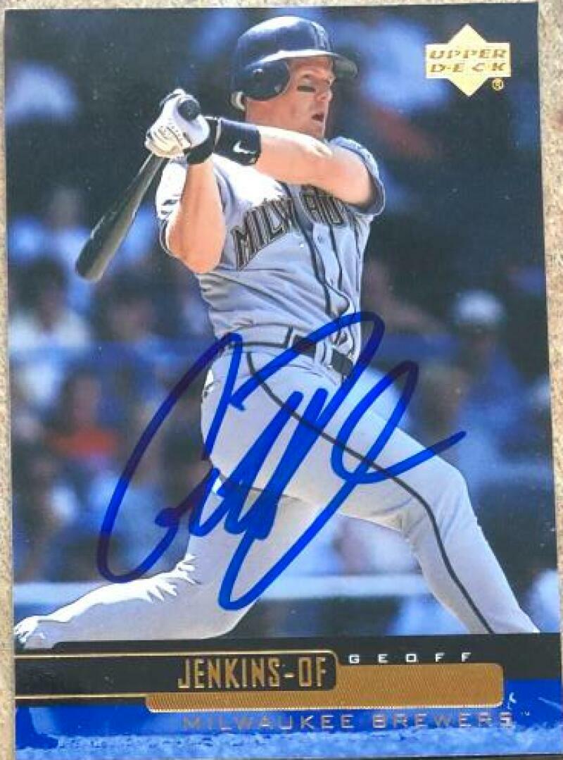 Geoff Jenkins Autographed 2000 Upper Deck #147 | eBay