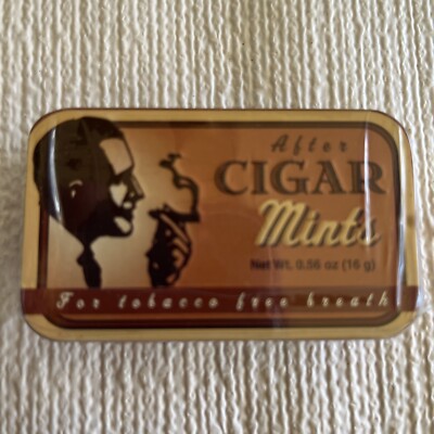 After Cigar Mints Art Coco Tin Mint Company Sealed Tin | eBay