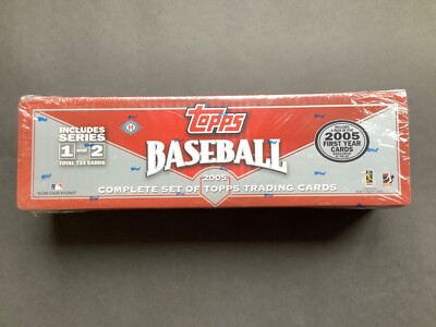 2005 Topps Baseball Complete Set Factory Sealed + 5 First Year ...