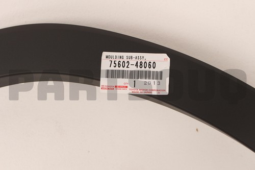 7560248060 Genuine Toyota MOULDING SUB-ASSY 75602-48060 | eBay