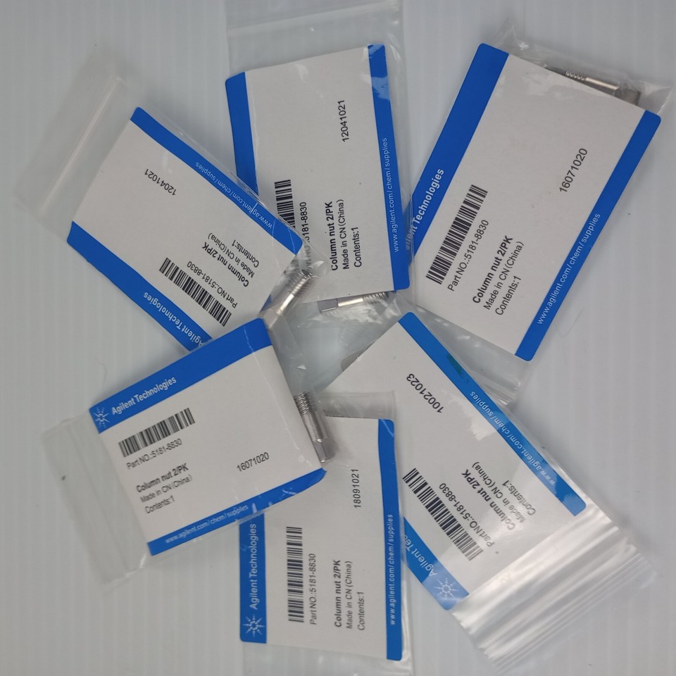 Agilent 5181-8830 Column Nut for GC capillaries, 2/pk ~ New ~ | eBay