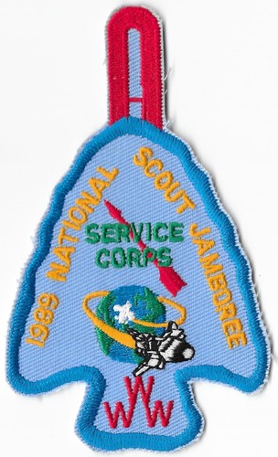 Order of the Arrow OA Service Corps Patch 1989 National Jamboree Boy ...
