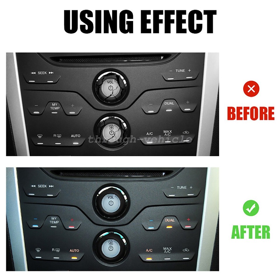 Audio Radio Volume Control Switch Turn Knob For 2011-2017 FORD EXPLORER ...