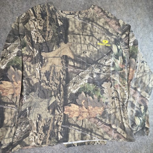 MOSSY OAK Break-Up Country Long Sleeve Shirt Camo Mens 2XL Hunting ...