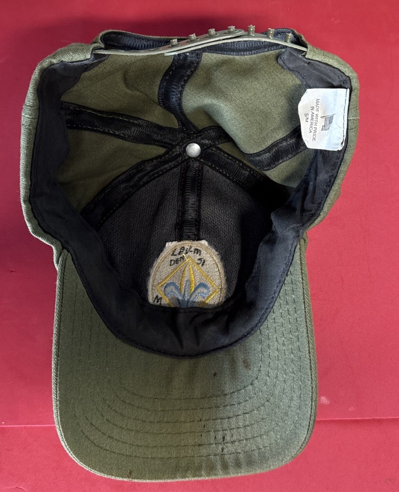 Cub Scouts of America BSA Hat Cap Size S/M Plaid Green , Good Condition ...