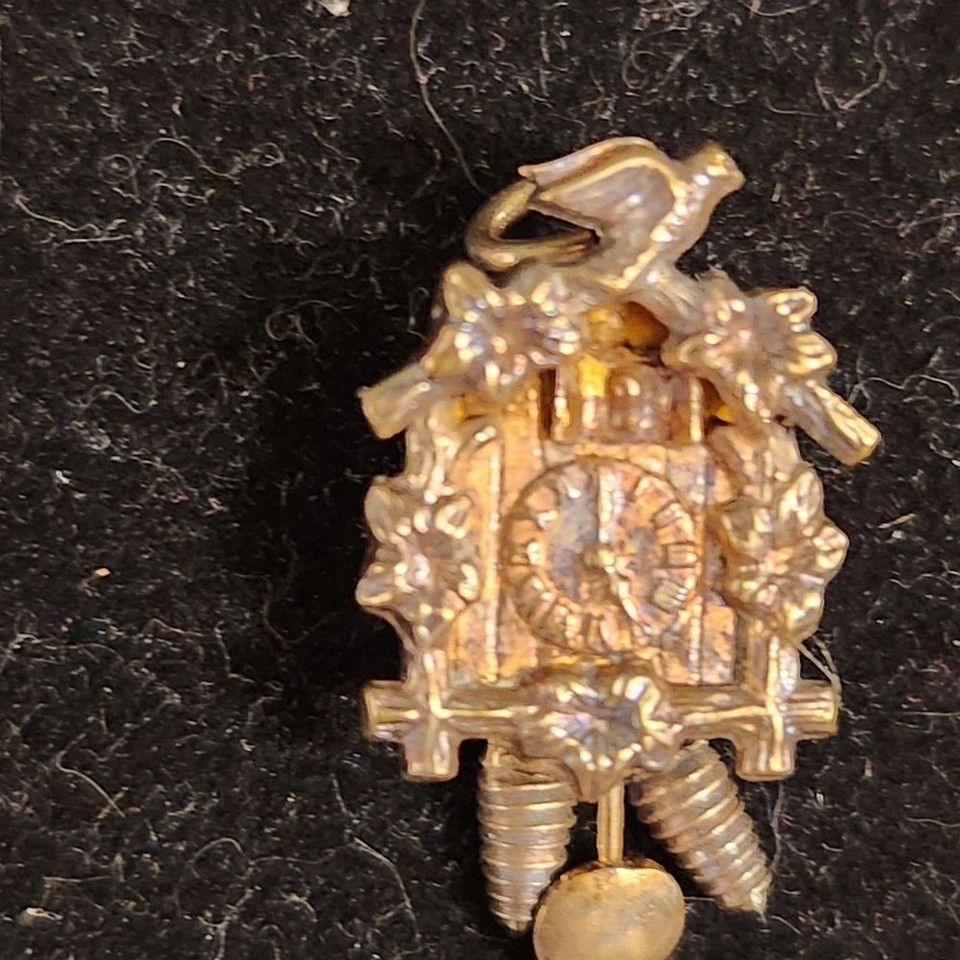 Vintage Cuckoo Clock Charm | eBay