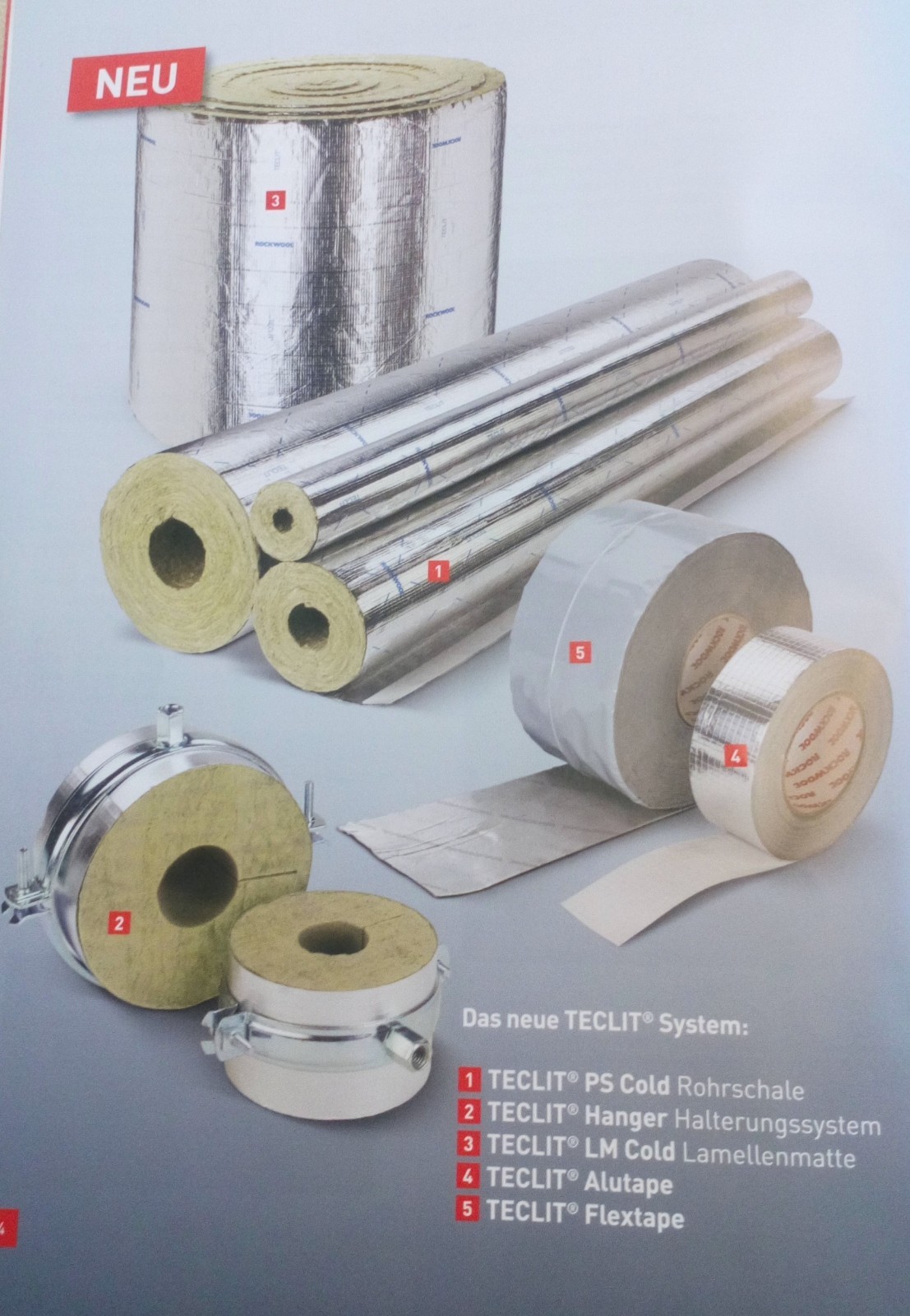 Rockwool TECLIT Aluminiumklebeband Alutape selbstklebend | eBay