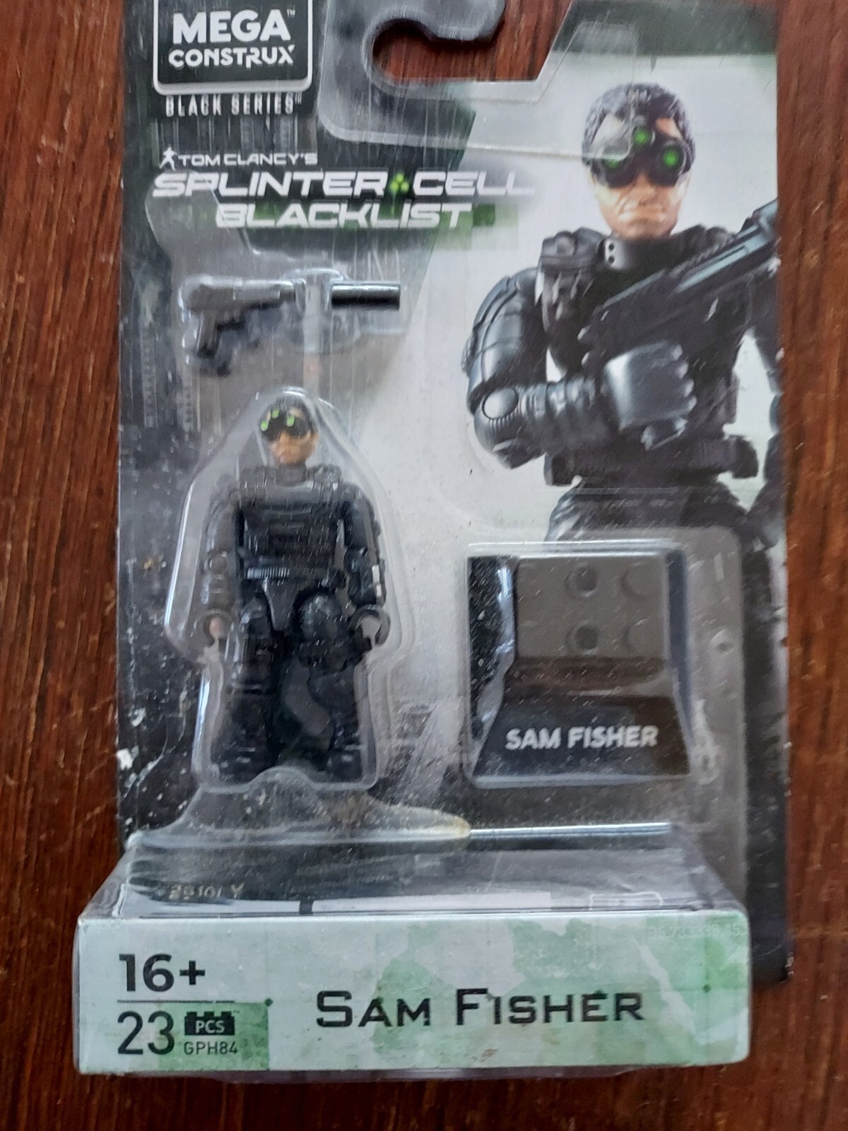 MEGA CONSTRUX BLACK SERIES SAM FISHER SPLINTER CELL FIGURE MOC | eBay