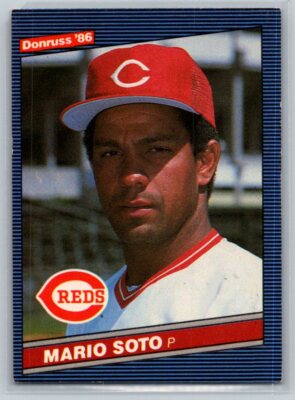 1986 Donruss Baseball #184 Mario Soto - VG - Cincinnati Reds | eBay