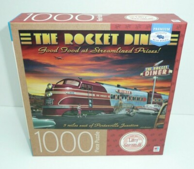 The Rocket Diner Train Jigsaw Puzzle 1000 Pieces Food Restaurant ...
