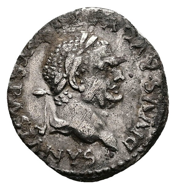 Roman Imperial Silver Denarius Coin - Rome 79 AD - Divus Vespasian ...