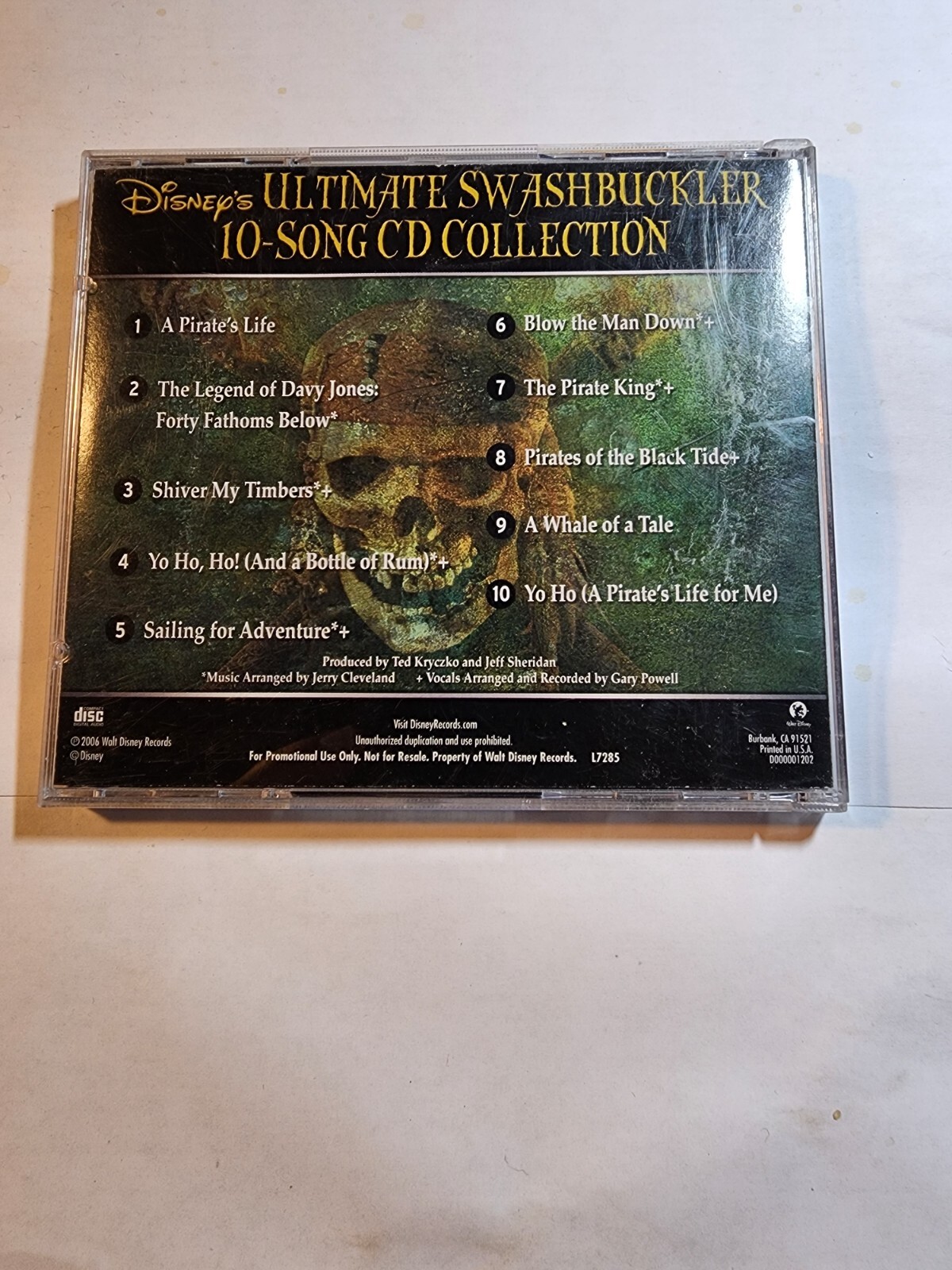 Disney's Ultimate Swashbuckler 10 Songs - Pirates of the Caribbean VG+ ...