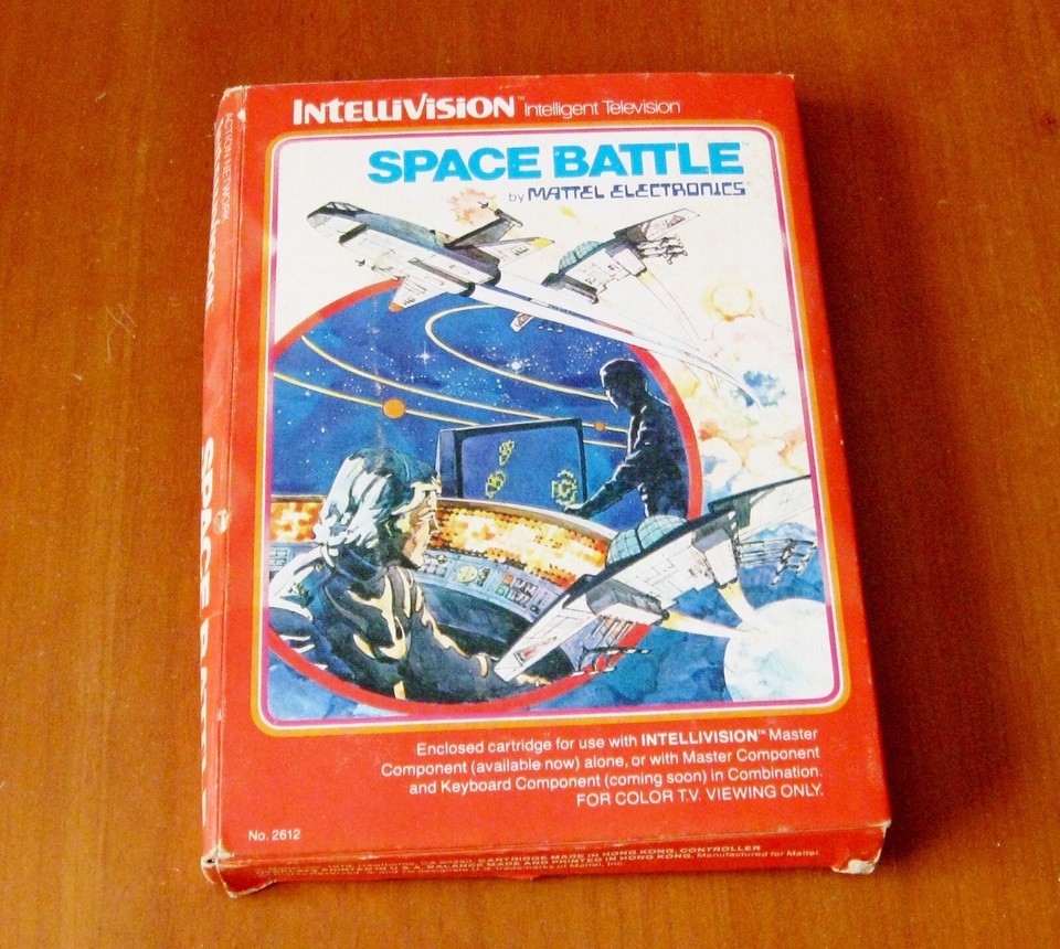 Vintage Space Battle Video Game 1979 Intellivision w Box, Guide & 2 ...