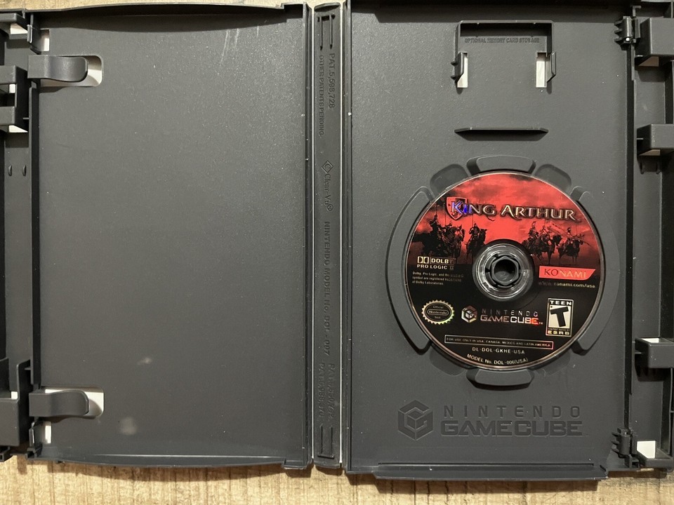 King Arthur (Nintendo Gamecube, 2004) Game Disk + Case No Manual ...