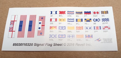 2 - WW2 Paper WARSHIP Signal Flags Sheets, Model , VINTAGE WW#2 P/N ...