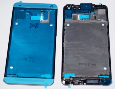 Htc M7 801c 801e 801n 801s Front Housing Deco Cover Silver | eBay