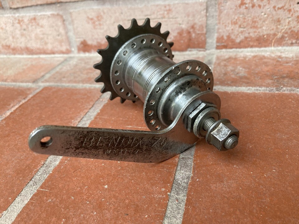 Vintage Bendix 76 Coaster Brake Hub 36h Schwinn Old School Bmx Spitfire ...