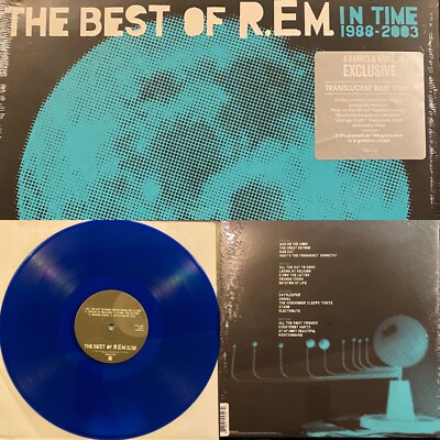 R.E.M. In Time: The Best Of REM 1988-2003 Translucent Blue Colored ...