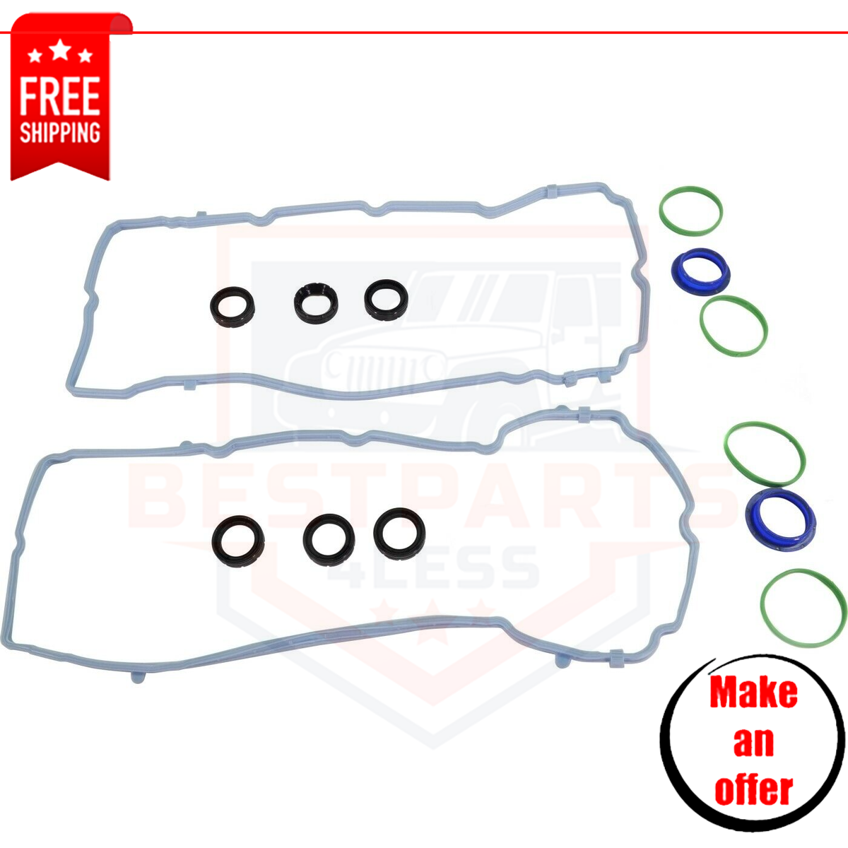 New Valve Cover Gaskets Set VS50805R for 2011-2017 200 Chrysler Limited ...