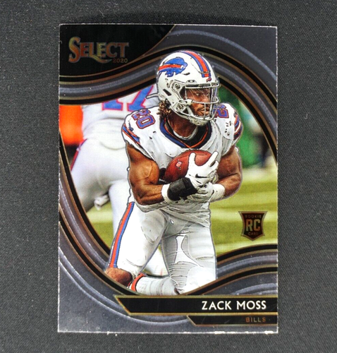 ZACK MOSS Rookie Field Level RC 2020 Select Football #369 Colts | eBay