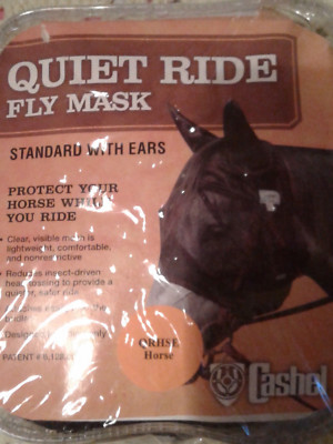 CASHEL QUIET RIDE FLY MASK for STANDARD HORSE with COVERS EARS | eBay